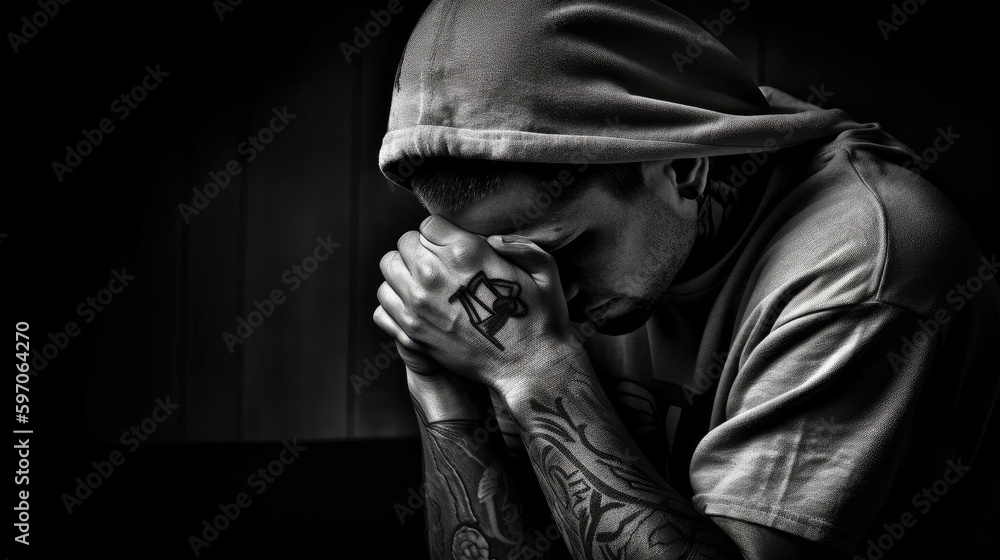 Capturing the Despair. Black and white photography, capture the stark ...