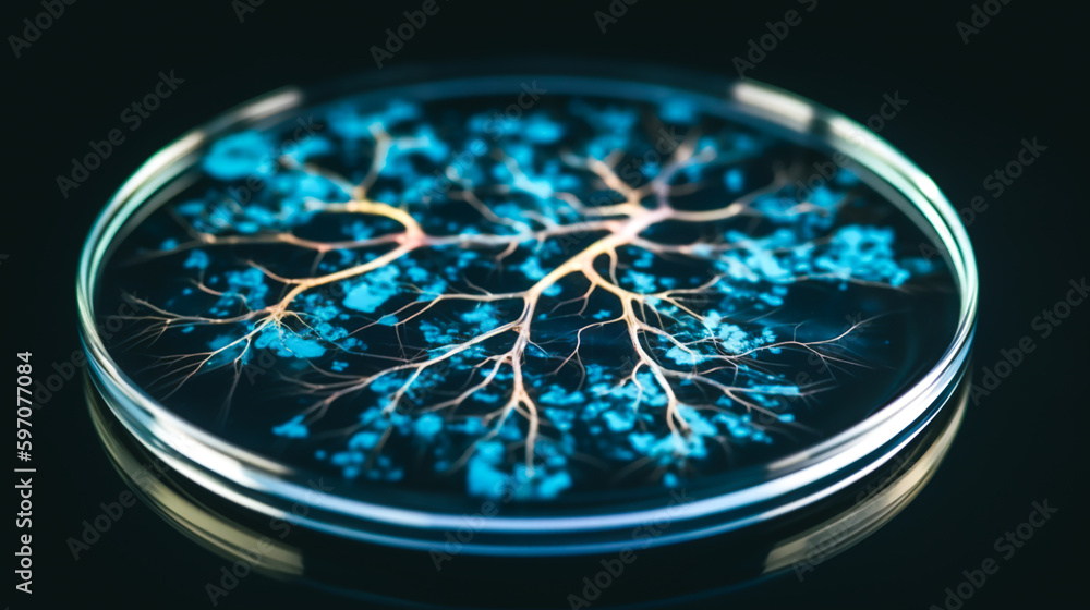 human nerve cells in a petri dish, Motor Neuron Disease Research ...