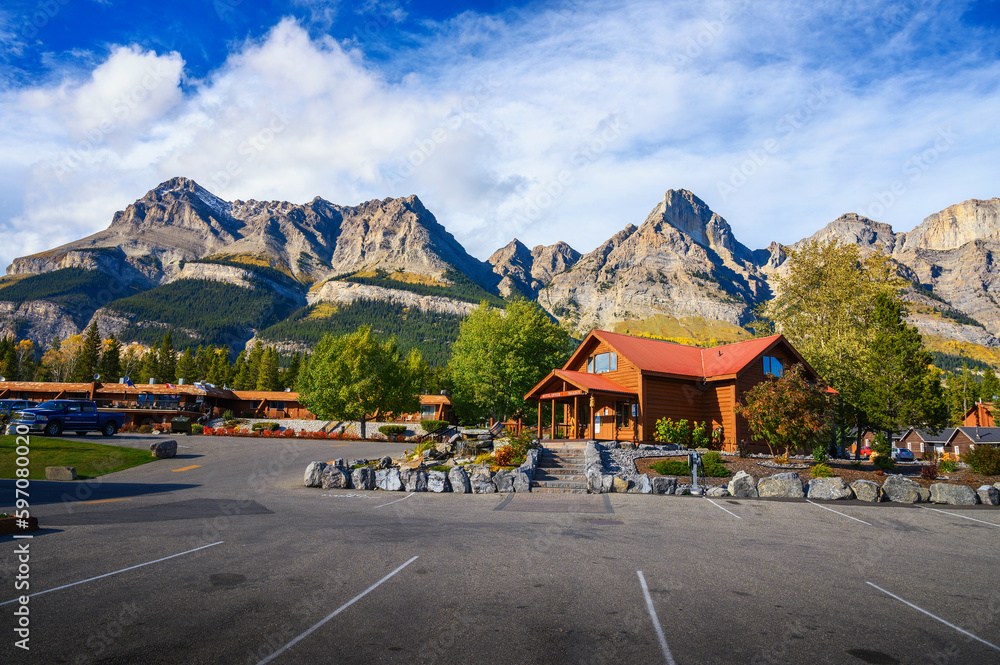 Saskatchewan River Crossing, Alberta, Canada - September 25, 2021 : The ...