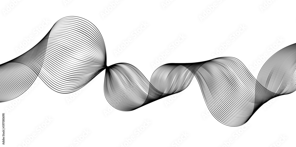 Gray and white abstract background with flowing particles. Digital ...