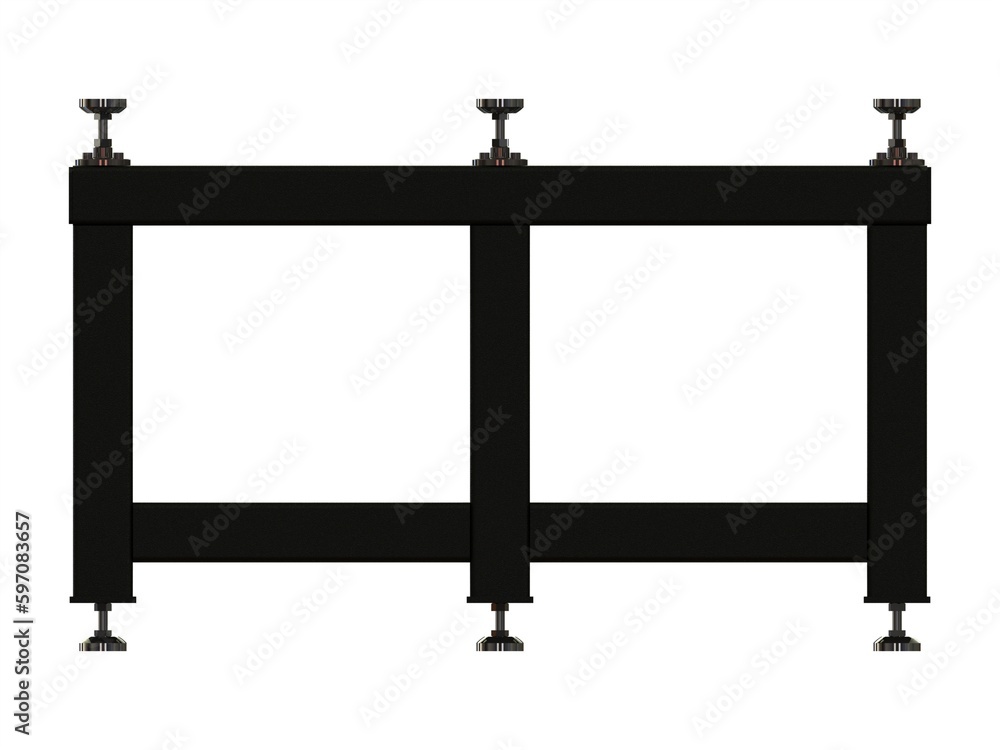 Heavy Duty Steel Stand for Precision Surface Plate 3D model Stock ...
