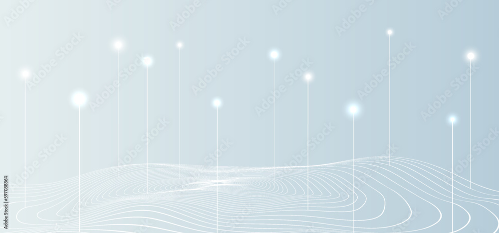 Big data visual information background. Social network concept ...