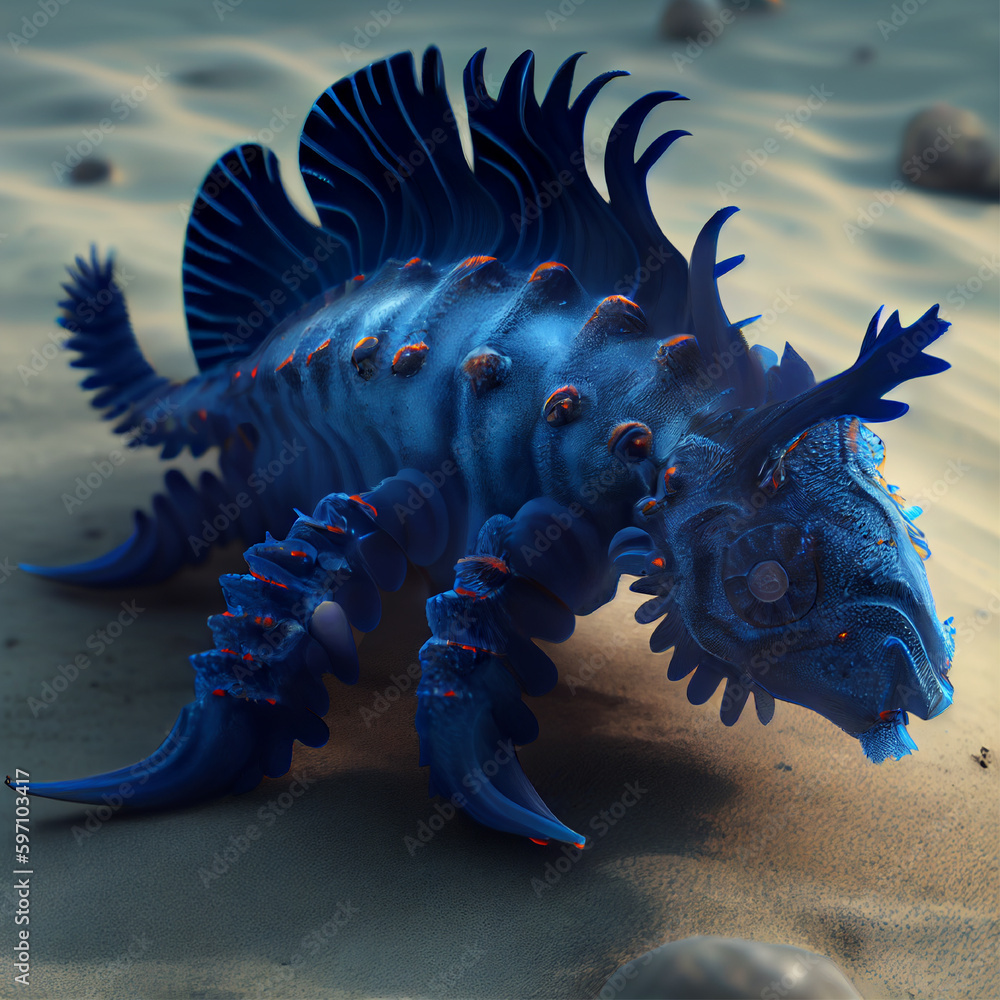 Blue glaucus under water | Blue dragon | Blue sea slug | Glaucus ...