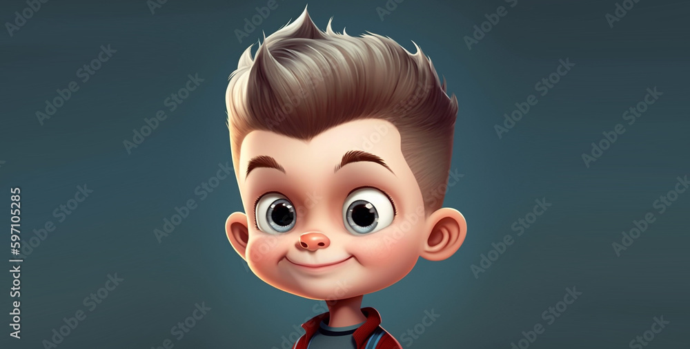 l hairstyle flat top 5 year old smiling boy cartoon single hd wallpaper ...