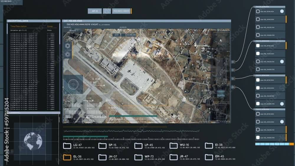 Military Computer Establishes Surveillance Over Military Air Base ...