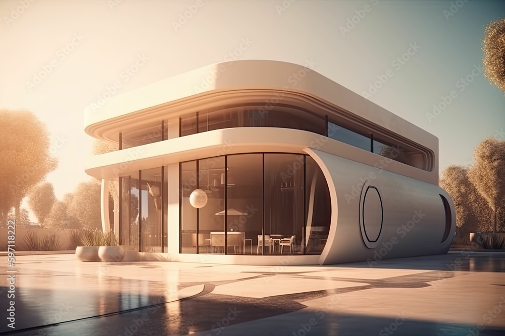 Futuristic Coffee Shop Design: Exploring New Horizons with Generative ...