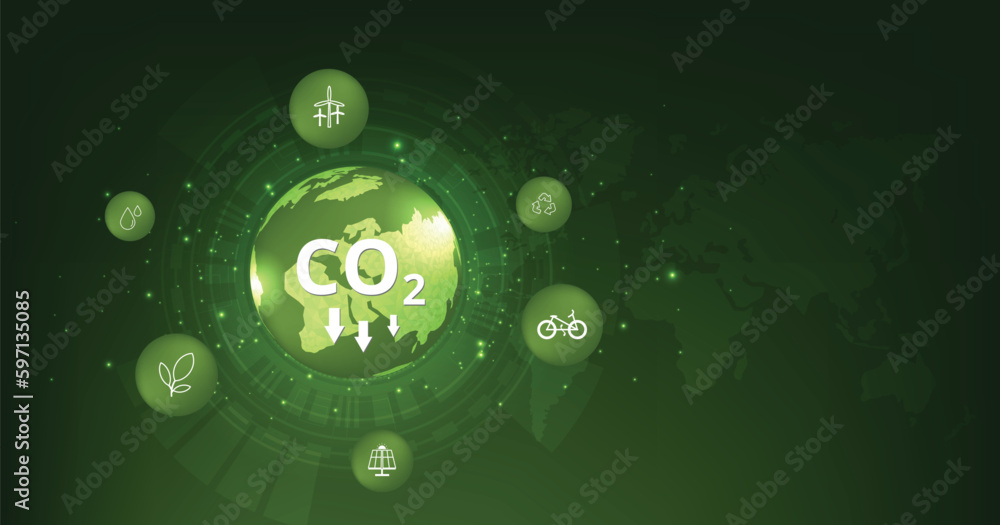 The idea of reducing CO2 emissions to limit global warming.Lower CO2 ...