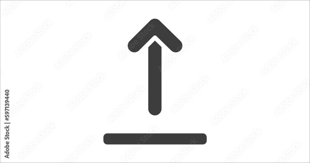 upload button icon. Filled upload button icon from user interface ...