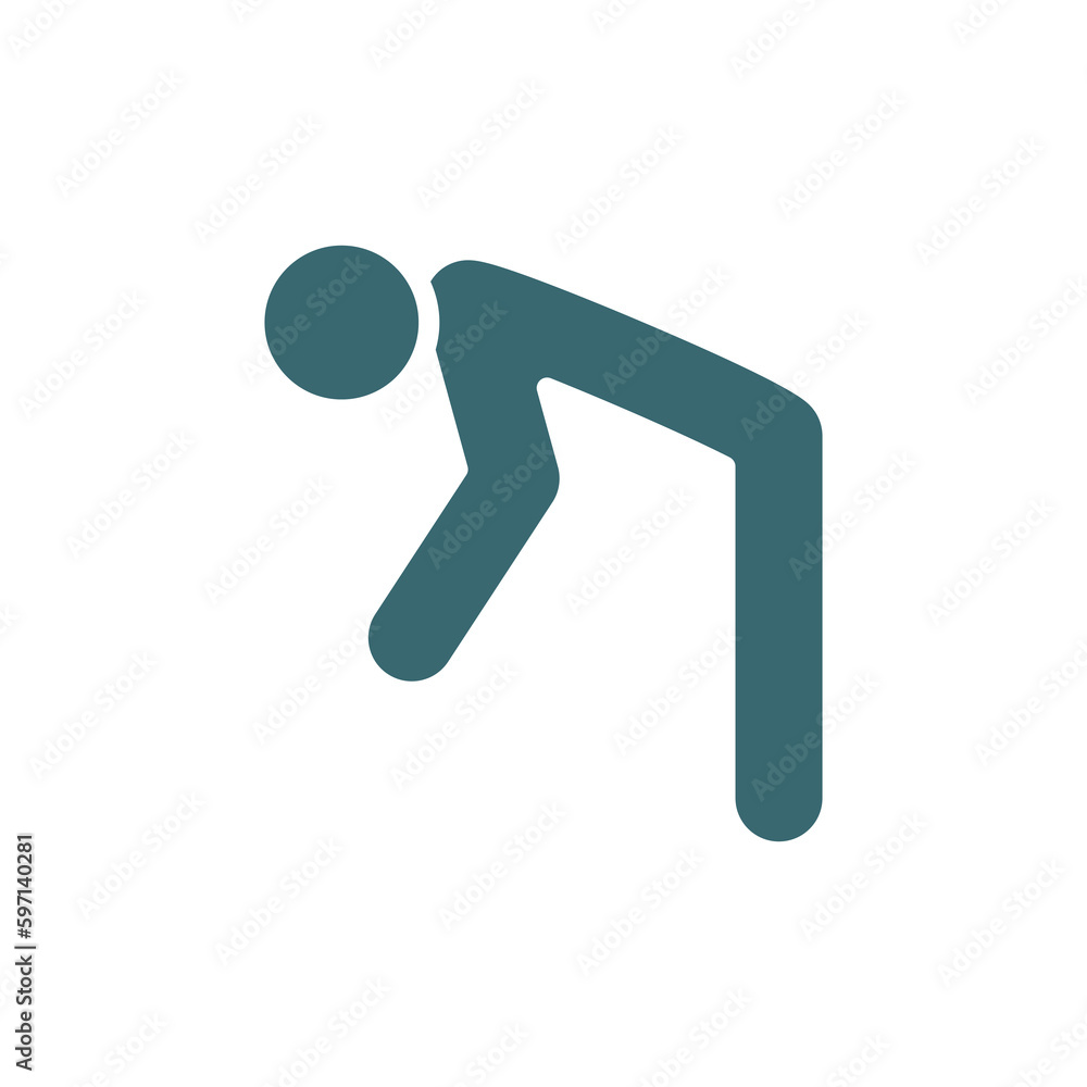 depressed human icon. Filled depressed human icon from feeling and ...