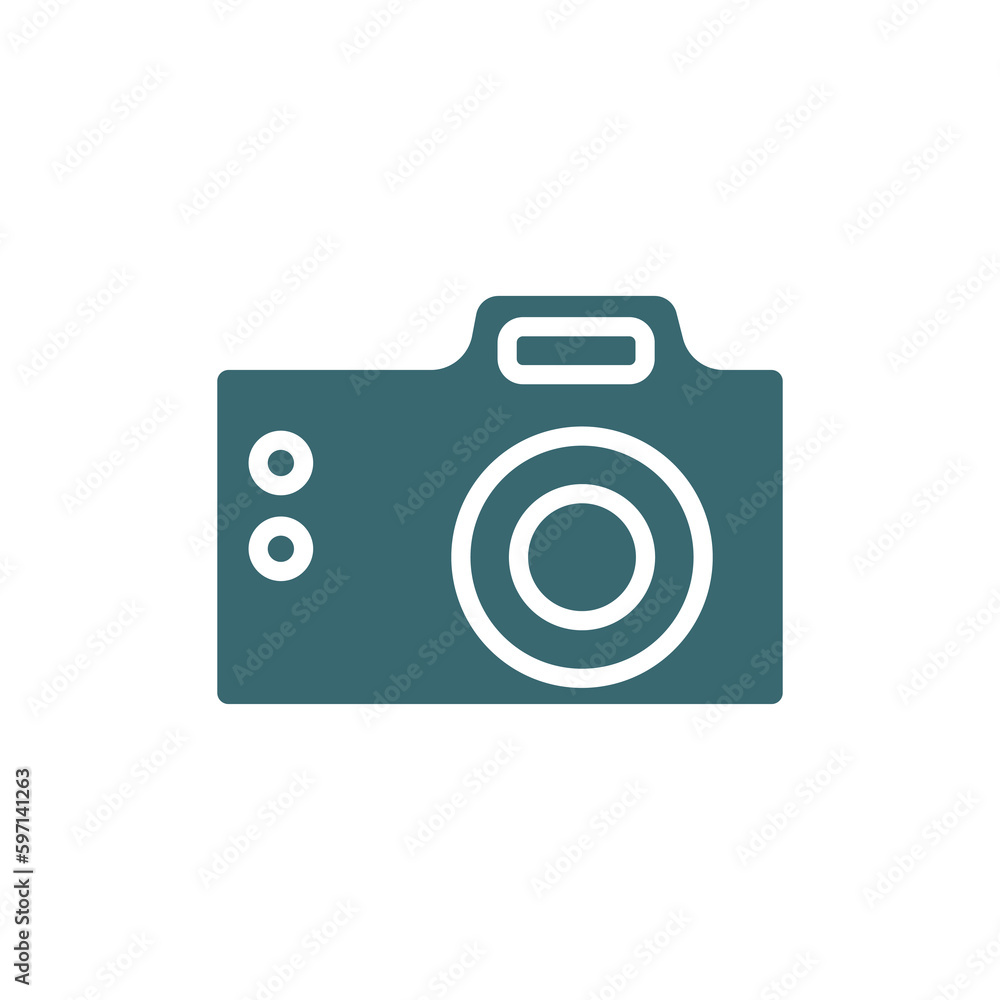 big camera icon. Filled big camera icon from hardware and equipment ...