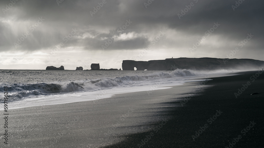 Reynisfjara Beach is one of the most stunning black sand beaches in ...