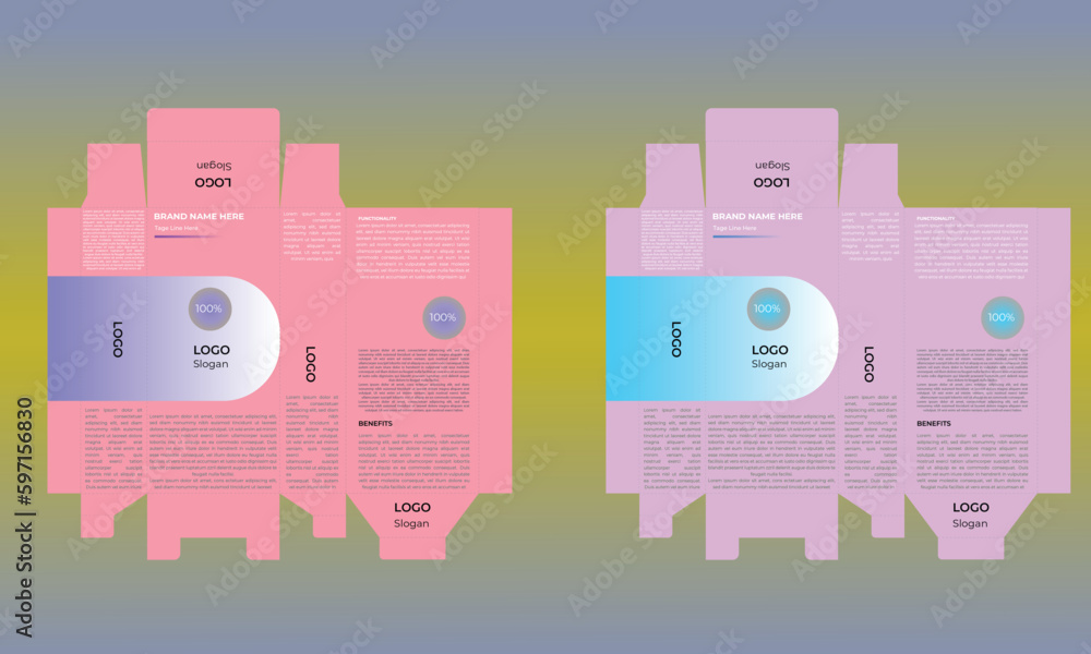 Vector Branding package design. chocolate package box design template ...