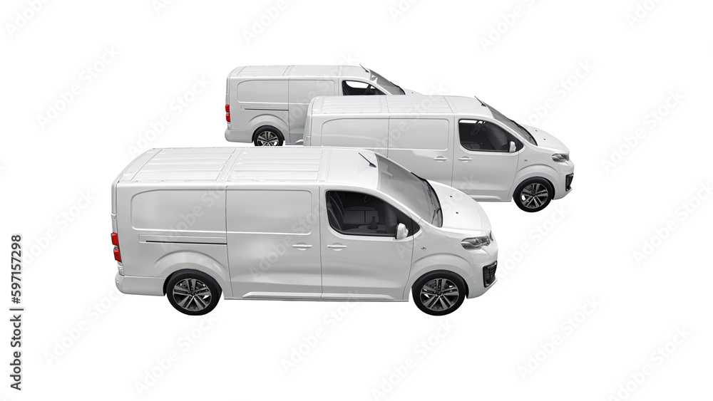 Paris, France. February 1, 2023. Peugeot Bipper. Three cars on a ...