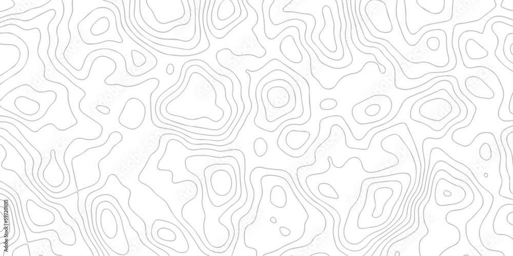 Seamless pattern with White sea map and dots topographic contours map ...