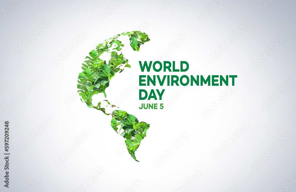 World environment day 2023 3d concept background. Ecology concept ...