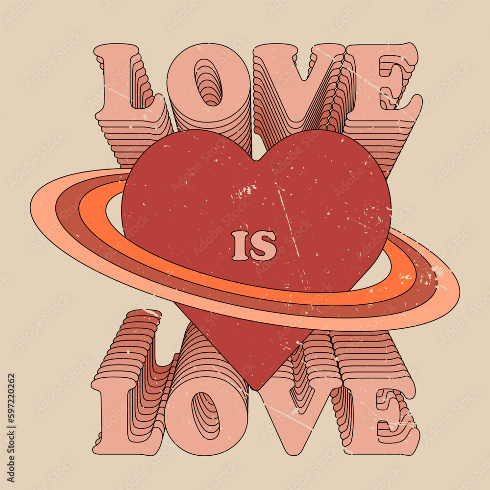 Love is love - LGBT pride slogan against homosexual discrimination ...