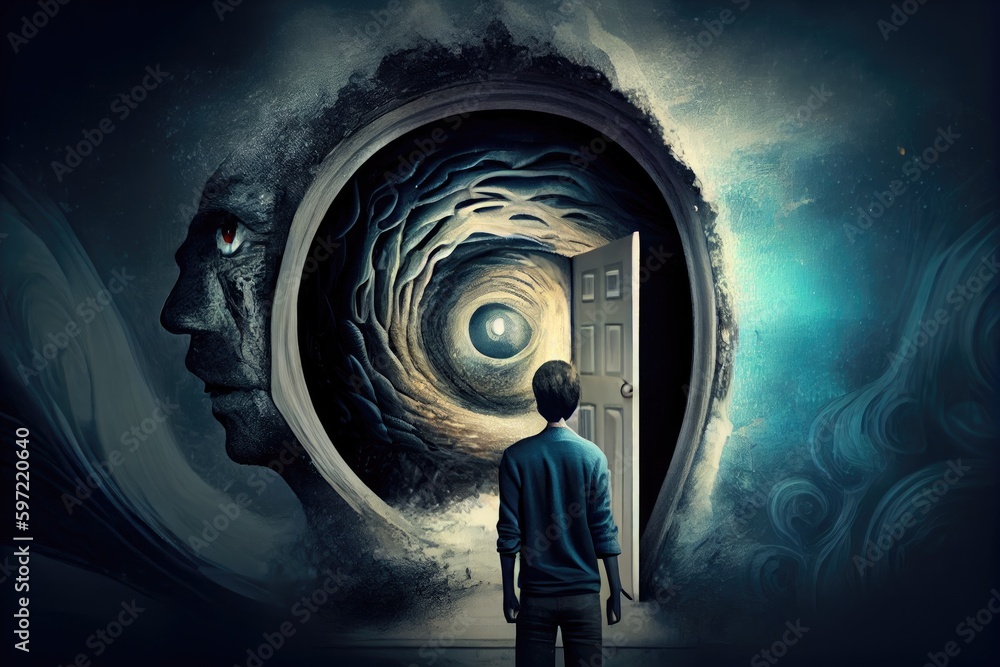 person, experiencing hallucinations and delusions, due to mental ...