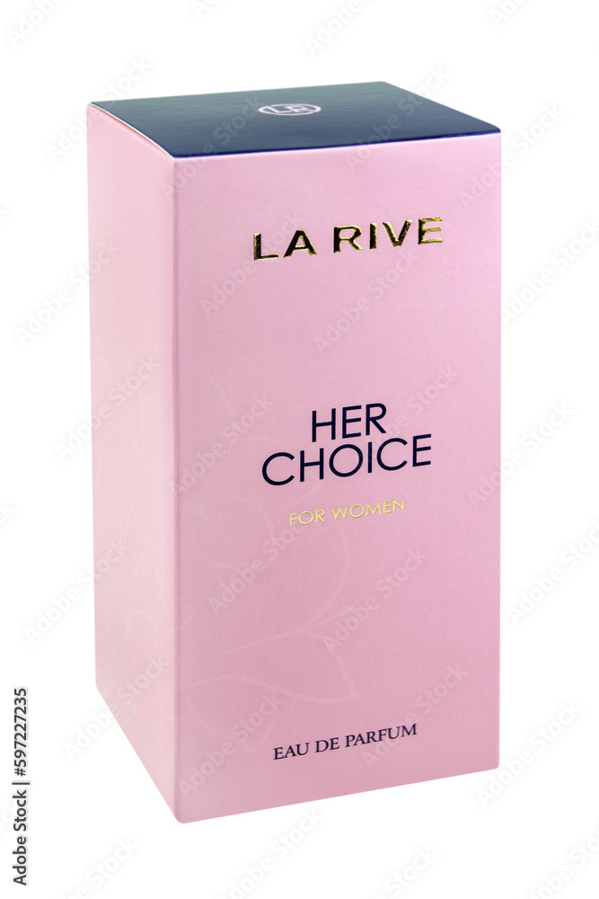 Her Choice La Rive Eau de Parfum for woman Hintergrund transparent PNG cut out Stock-Foto ...