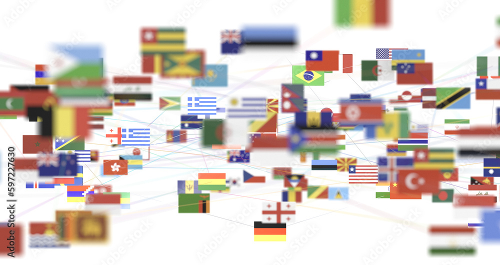 Globe International World Flags - PNG transparent Stock Illustration ...