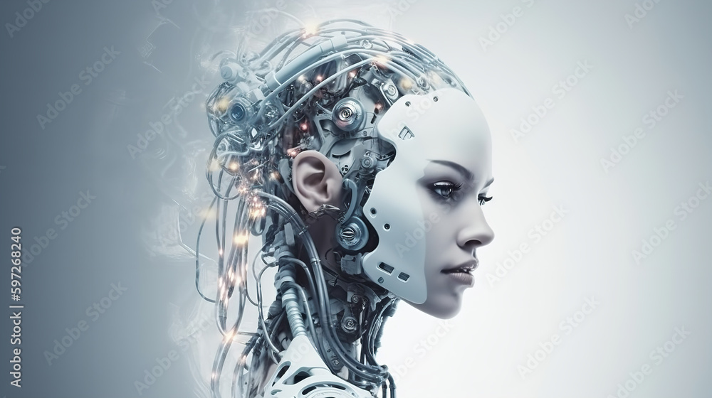 Artificial intelligence modern futuristic the most perfect stunningly ...
