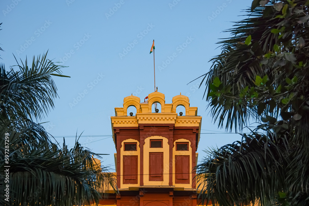 Rajwada, Indore, Madhya Pradesh. Also known as the Holkar Palace or Old ...