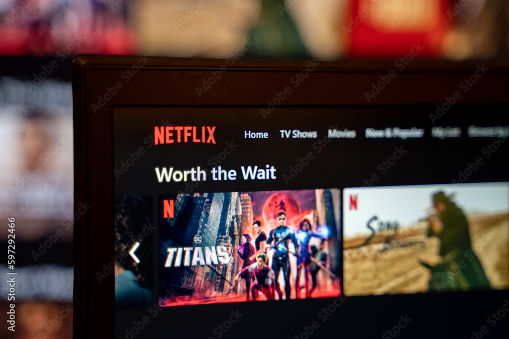 Titans tv series poster on Netflix site. Titans is an American ...
