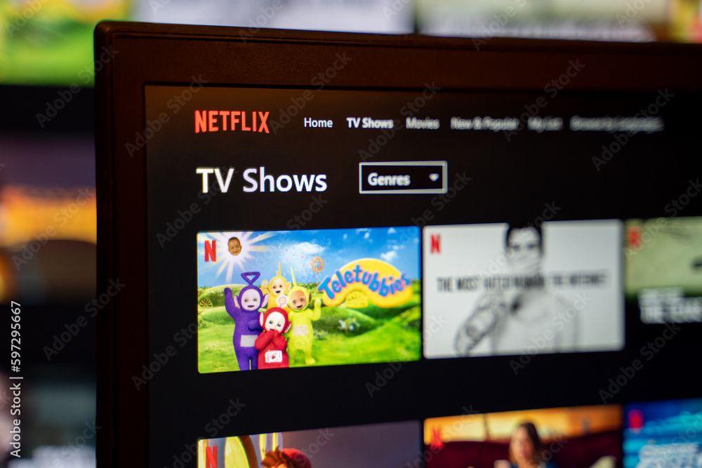 Teletubbies tv series poster on Netflix site. Teletubbies is a British ...