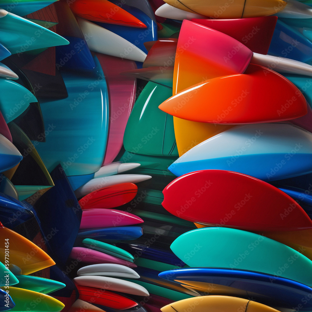 MOZANI STUDIO REPEATING SEAMLESS TEXTURE Futuristic Materials Glossy ...