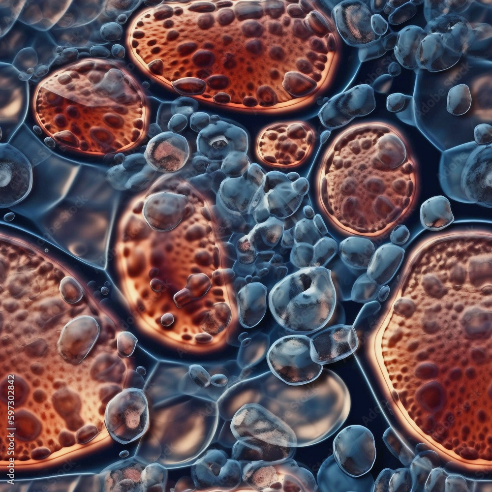 MOZANI STUDIO - REPEATING SEAMLESS TEXTURE Under the Microscope Stock ...