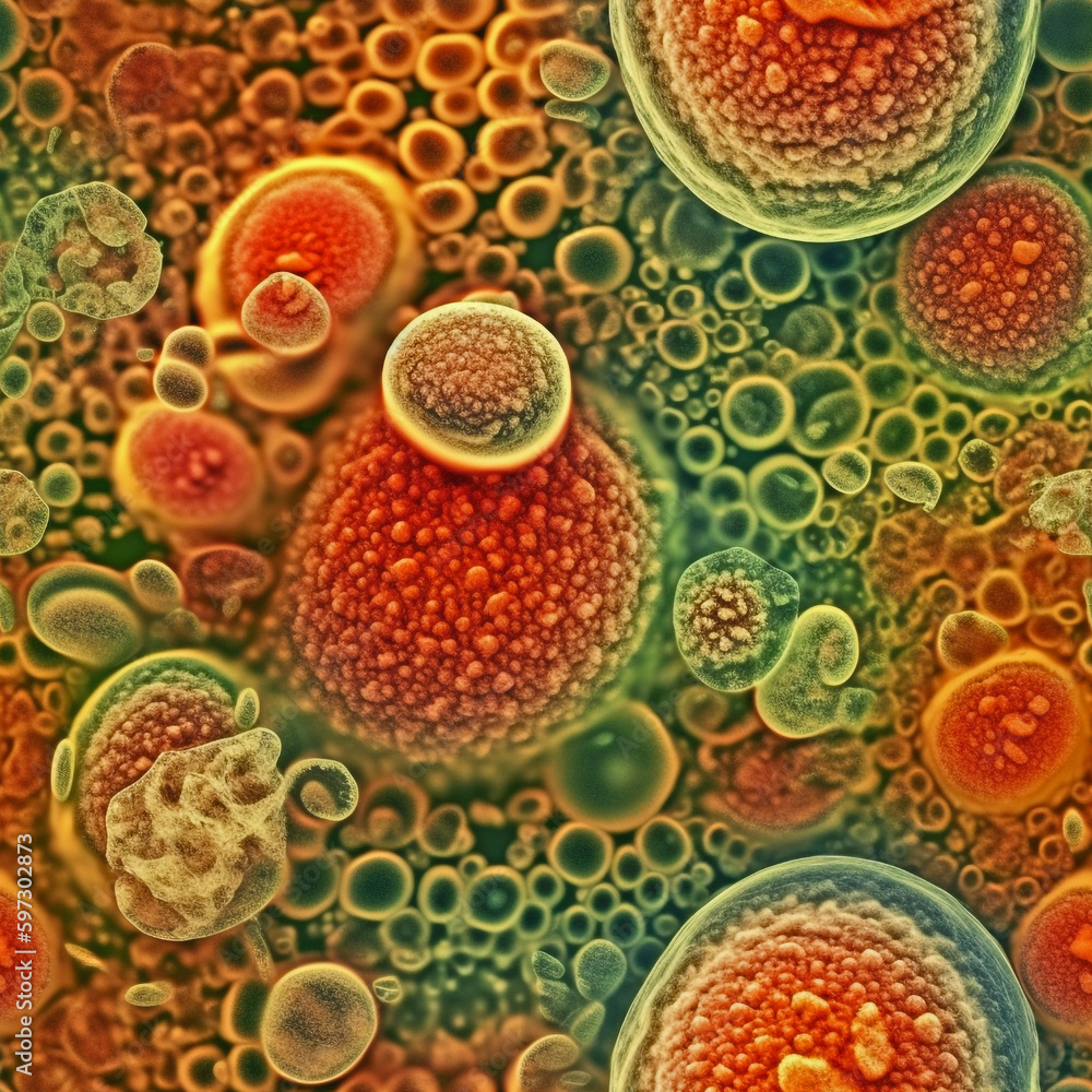 MOZANI STUDIO - REPEATING SEAMLESS TEXTURE Under the Microscope Stock ...