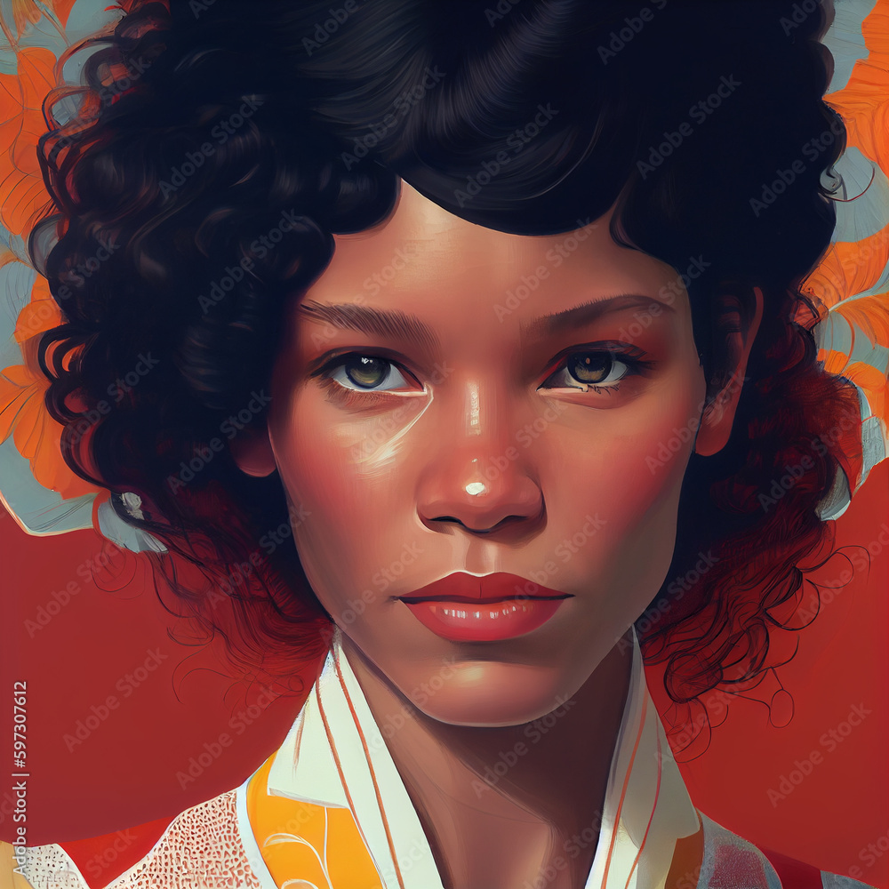 woman (generative ai content) Stock Illustration | Adobe Stock