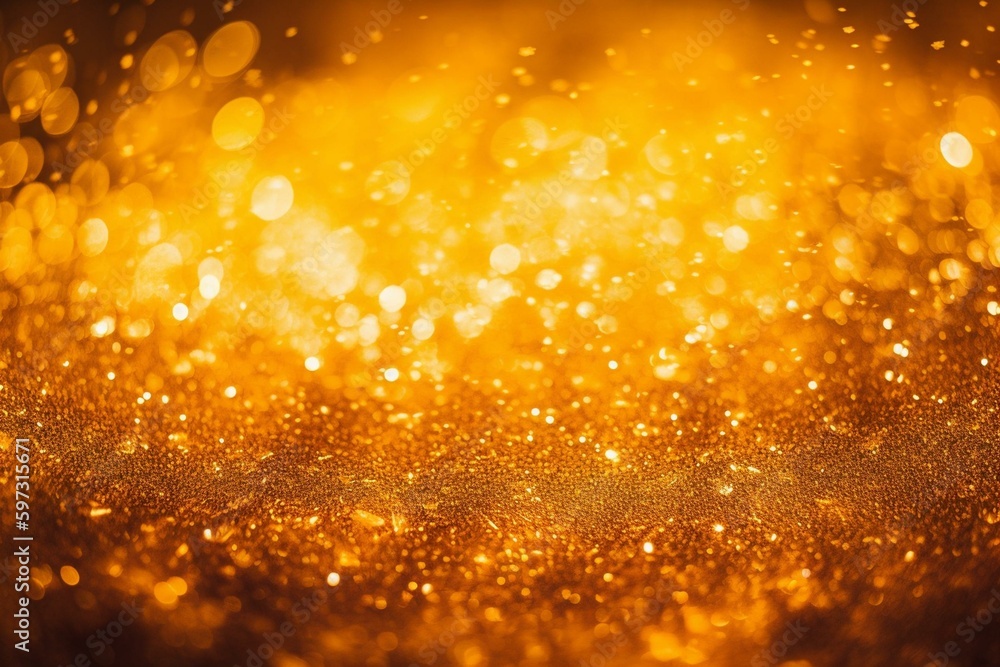Yellow glittering background without borders. Version 4. Aspect ratio ...
