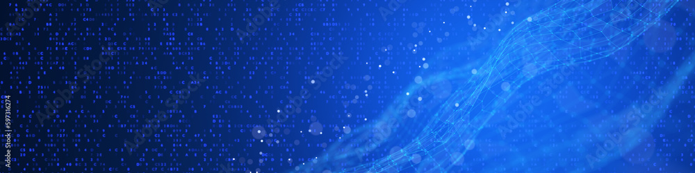 Blockchain technology. Network structure background. Data background ...