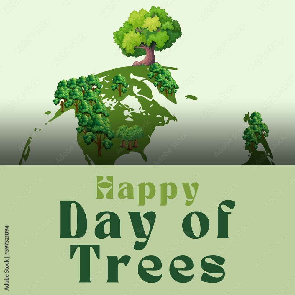 Happy Day of Trees Day in colombia. of Trees is observed in Colombia on ...