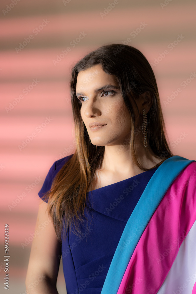 Latina transgender motivational leader fighting for LGTBIQ+ rights with ...