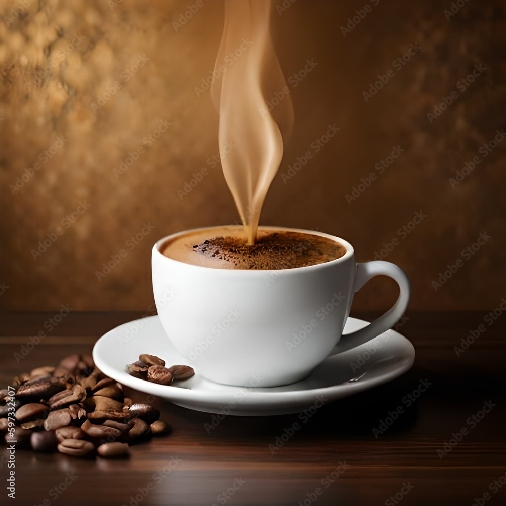 How the Aroma of Roasted Coffee Beans and Smoky Cafe- Coffee. Whiffs ...