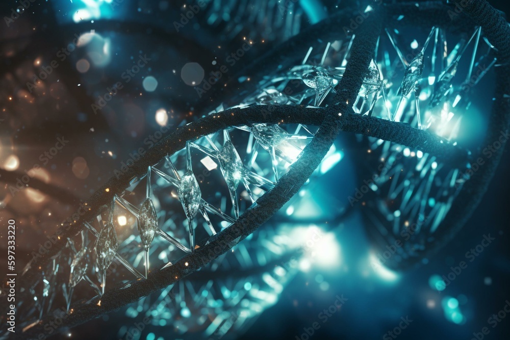 Scientific molecular medical background with genetic engineering ...