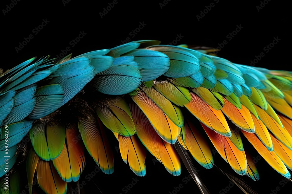 Tropical Bird Feathers