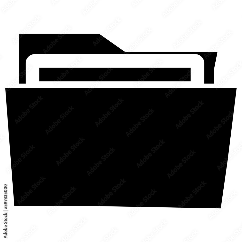 The Folder icon is used to organize and manage files or documents ...