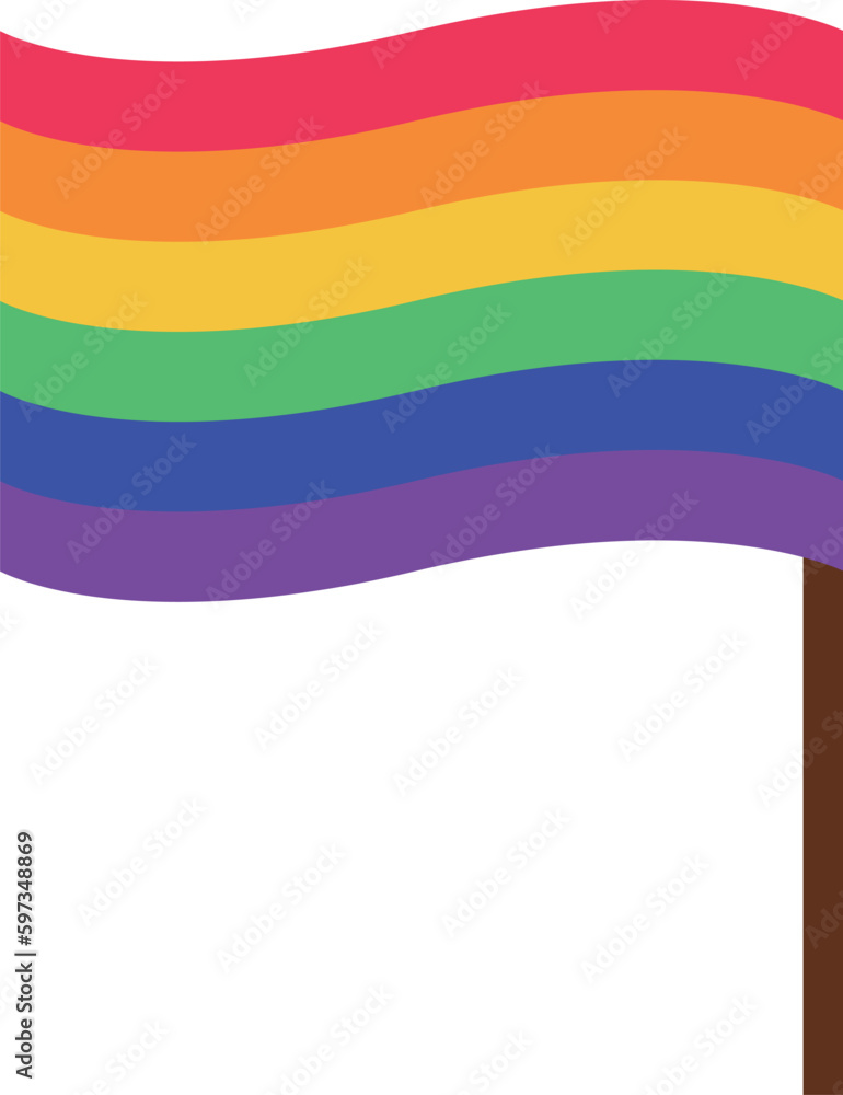 Vector illustration of LGBTQ icon, LGBTQ day, gay pride month, LGBTQ ...