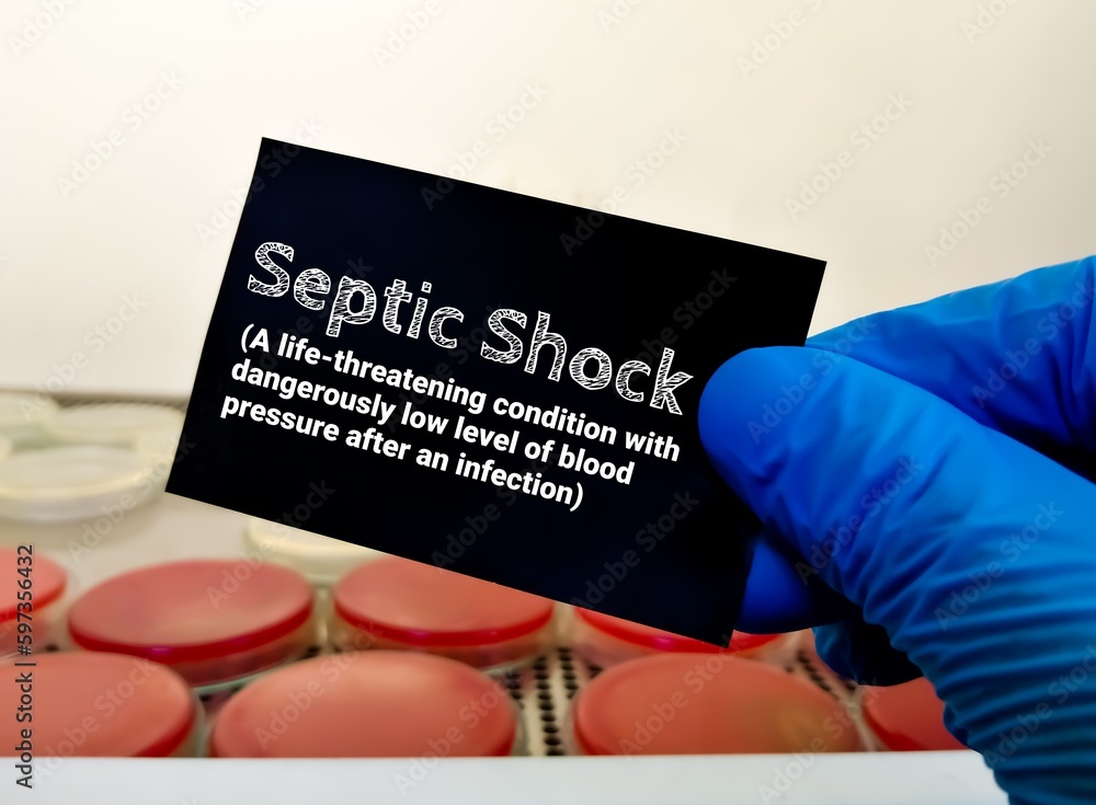 Septic shock medical term, a life-threatening condition with extremely ...