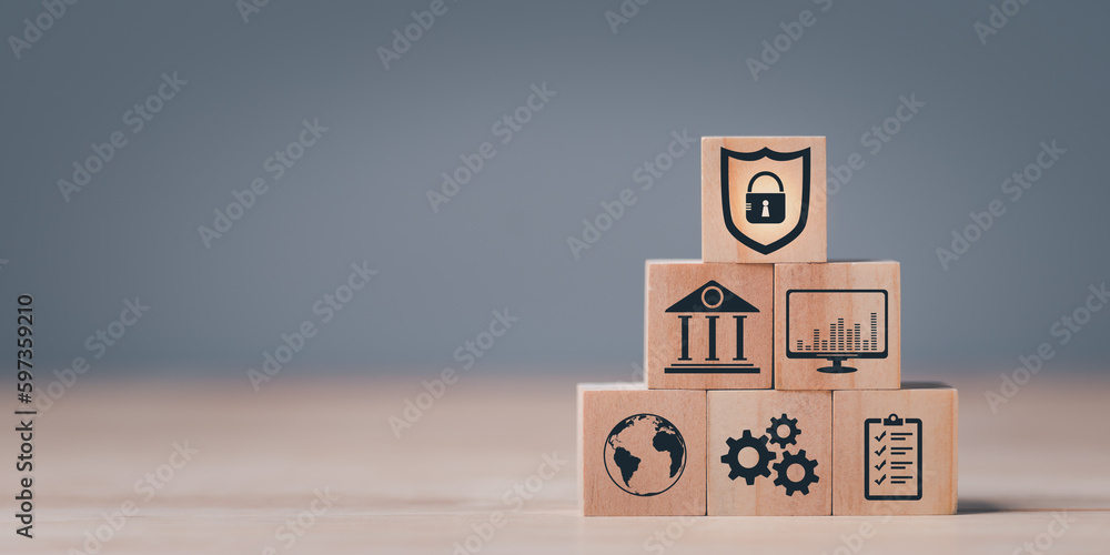 cybersecurity and privacy concept of data protection ,Authentication to ...