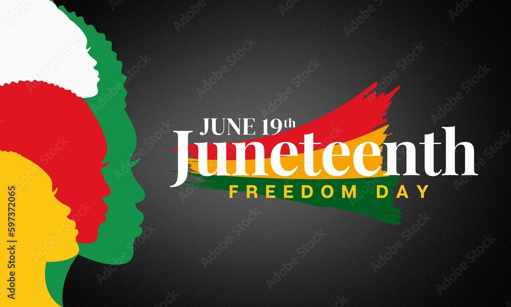 Juneteenth, African-American Independence Day, June 19. Day of Freedom ...
