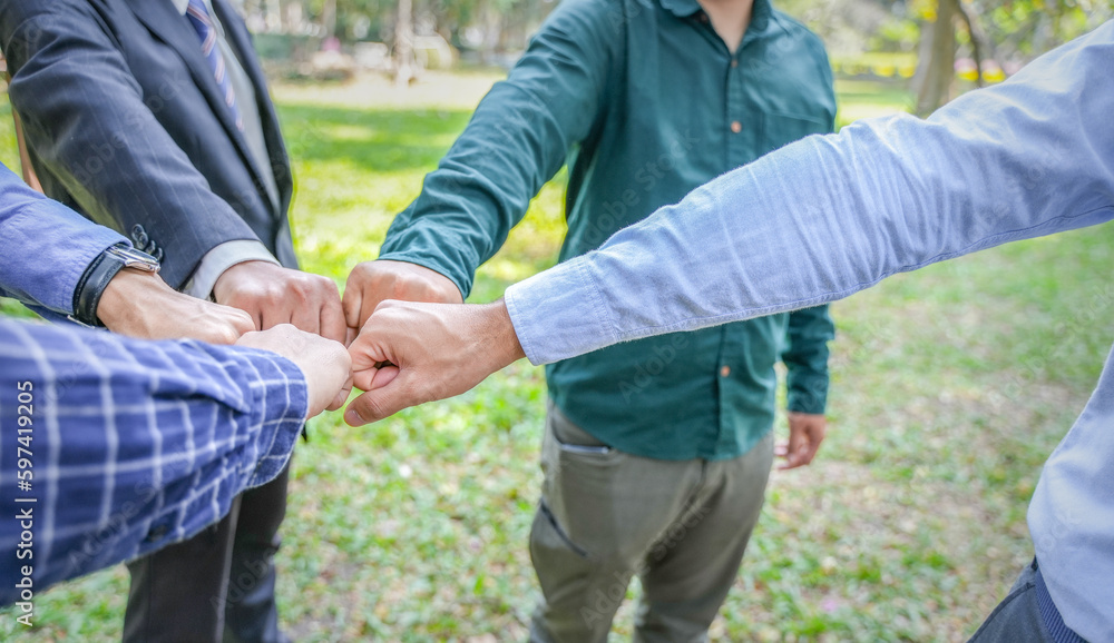 World environment day Global community teamwork, CSR and ESG environmental energy saving ...