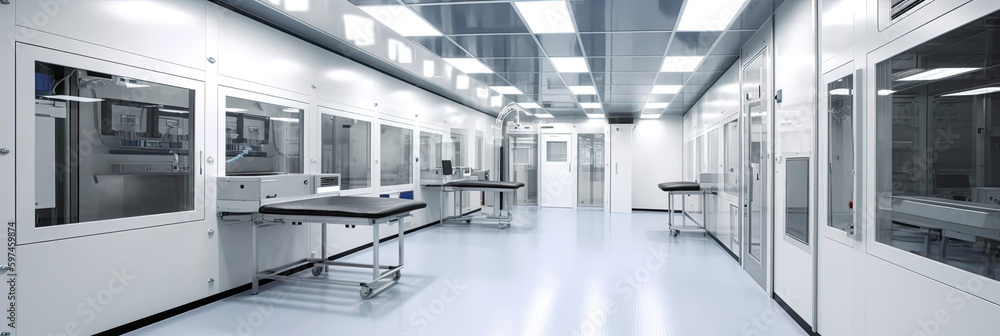 Pharma, pharmaceautical clean room, industrial design for large scale ...