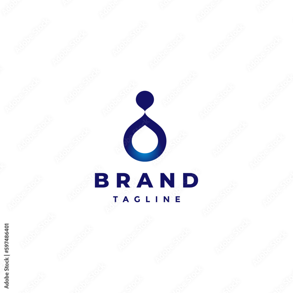 Simple Two Water Drops Logo Design. Minimalist Water Drop Logo Design ...