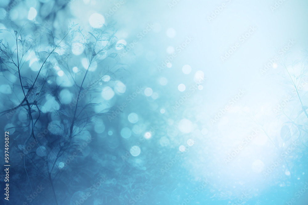 Soft blue flower background Stock Illustration | Adobe Stock