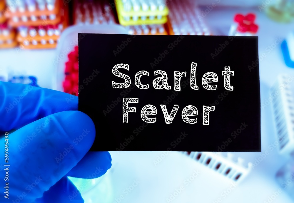 Scarlet Fever, A bacterial illness that's develop in throat and tongue ...