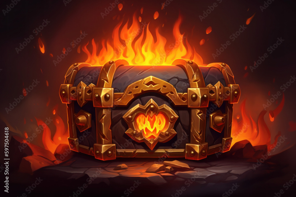 gic books set isolated on background. Fantasy volumes with blue, green ...