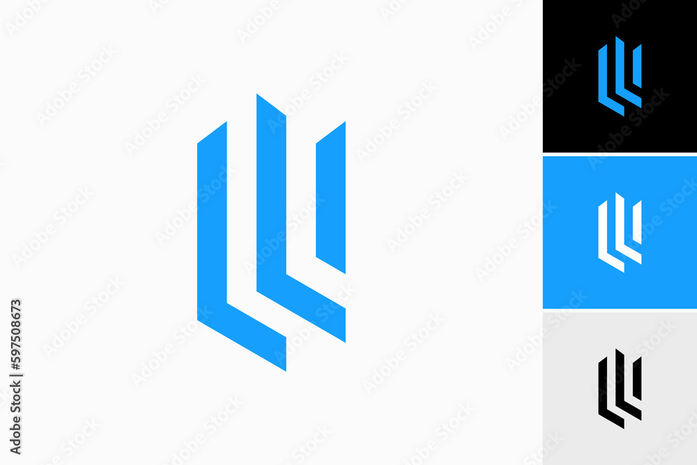 letter L with building logo vector premium design Stock Vector | Adobe ...